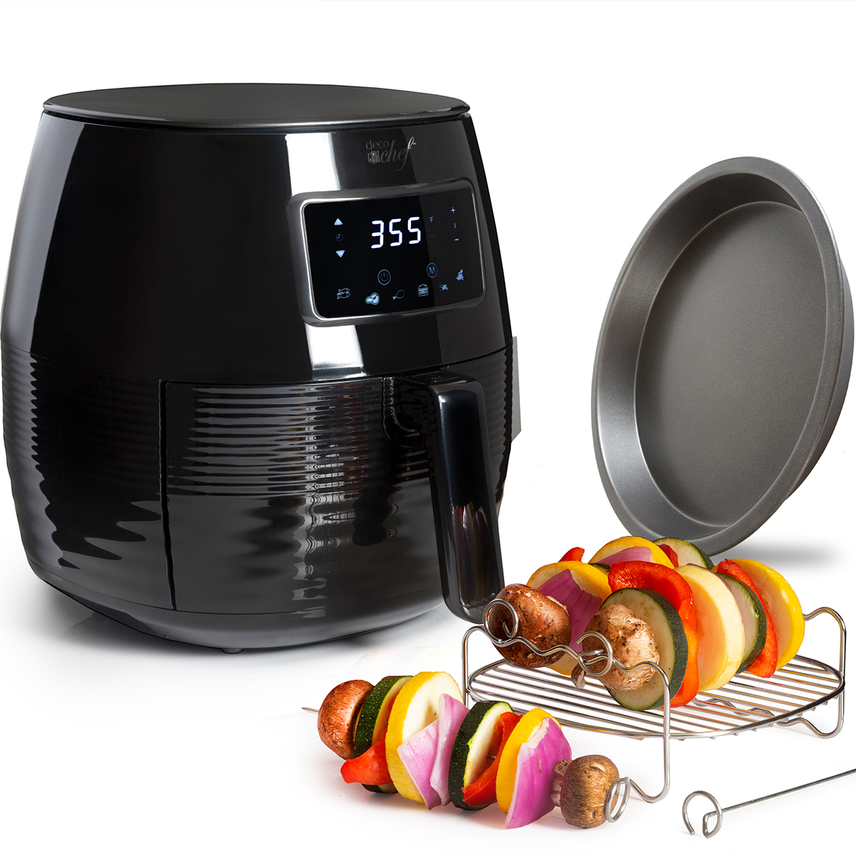 Deco Chef 5.8QT Air Fryer Digital Electric Healthy & Fast Cooking ...