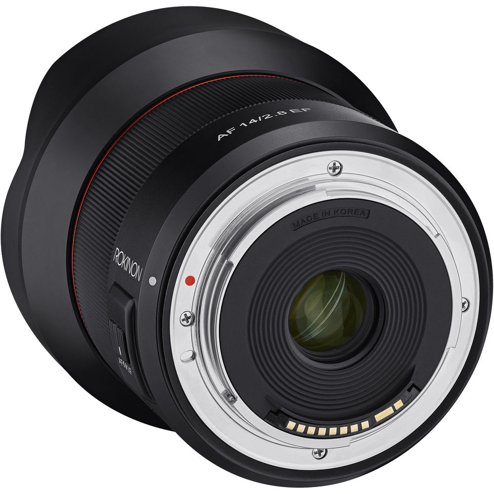 Rokinon 14mm F2.8 AF Wide Angle, Full Frame Lens for Canon EF +Lens ...